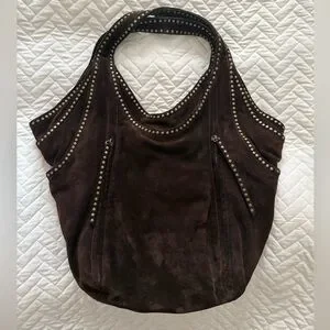 Kooba | Bags | Authentic Tracy Studded Kooba Leather Bag Large Hobo Bag ...